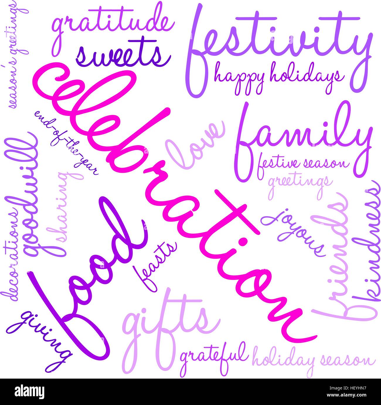 Celebration word cloud on a white background Stock Vector Image & Art ...