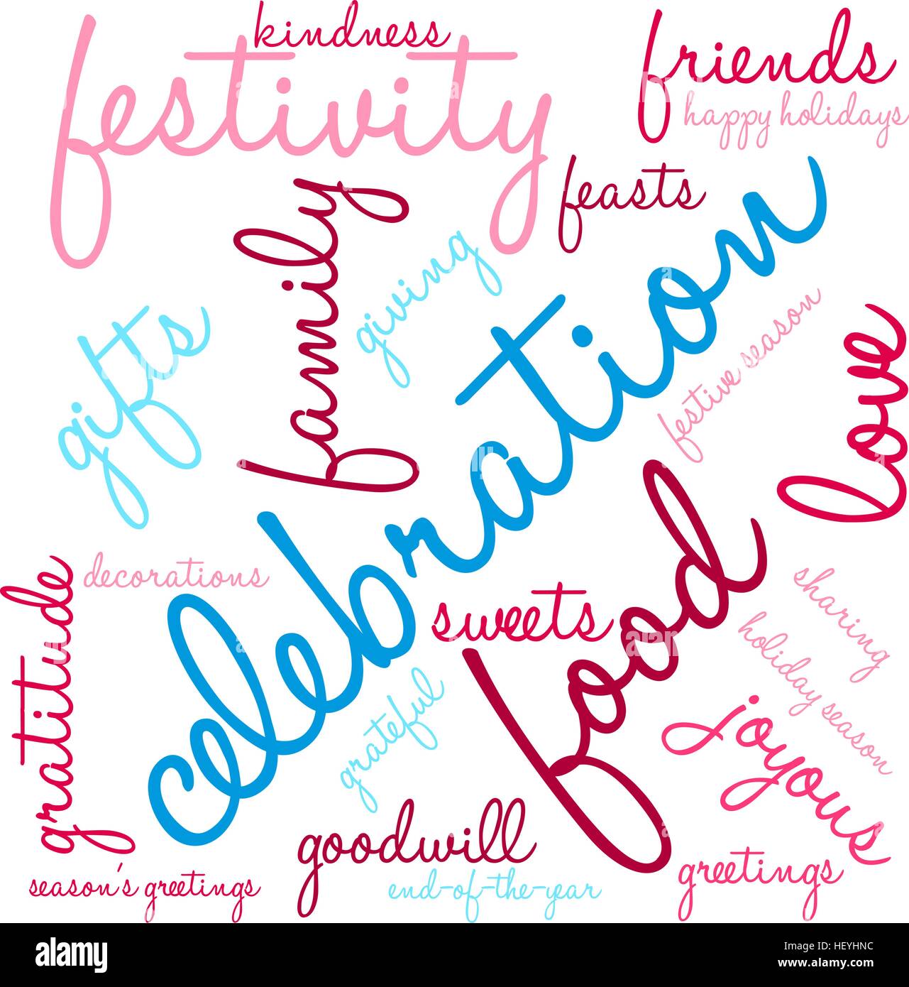 Celebration word cloud on a white background Stock Vector Image & Art ...