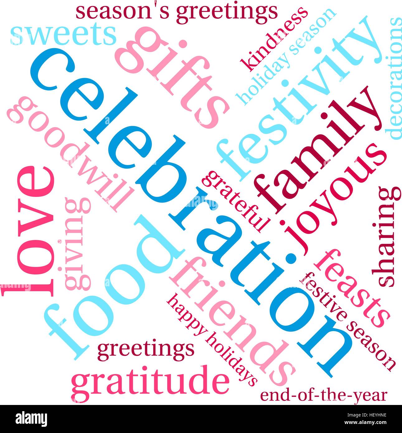 Celebration word cloud on a white background Stock Vector Image & Art ...