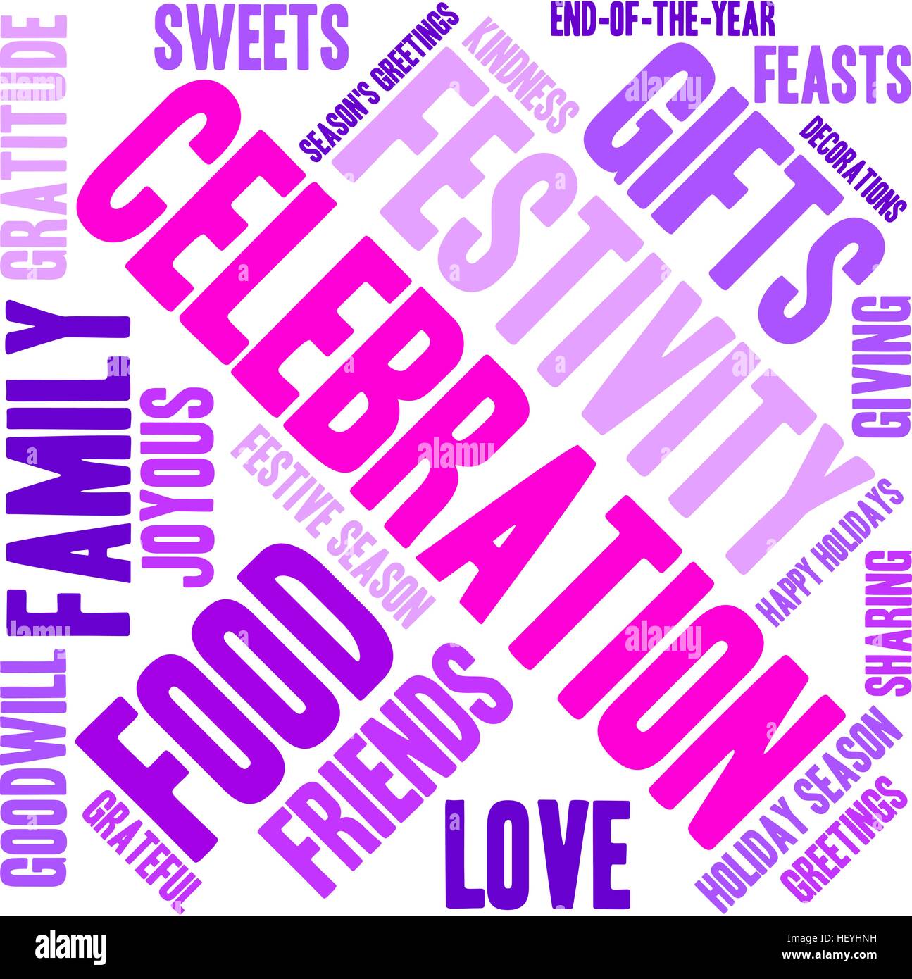 Celebration word cloud on a white background Stock Vector Image & Art ...