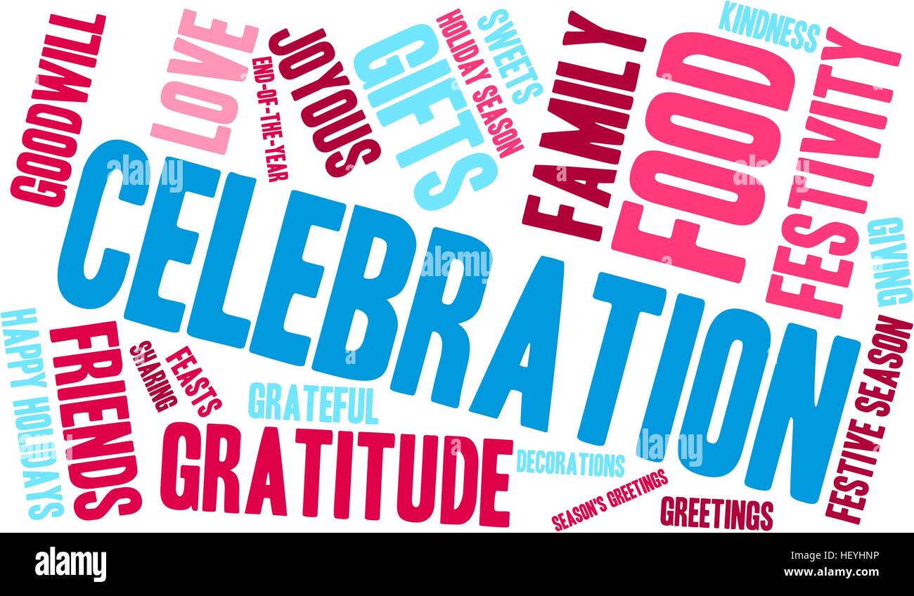 Celebration word cloud on a white background Stock Vector Image & Art ...