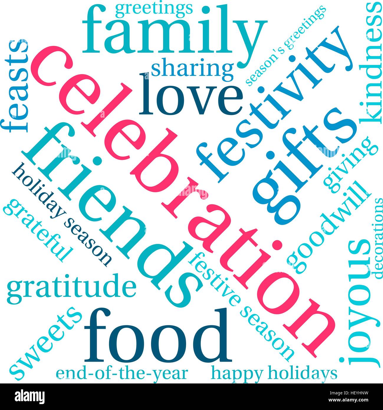 Celebration word cloud on a white background Stock Vector Image & Art ...