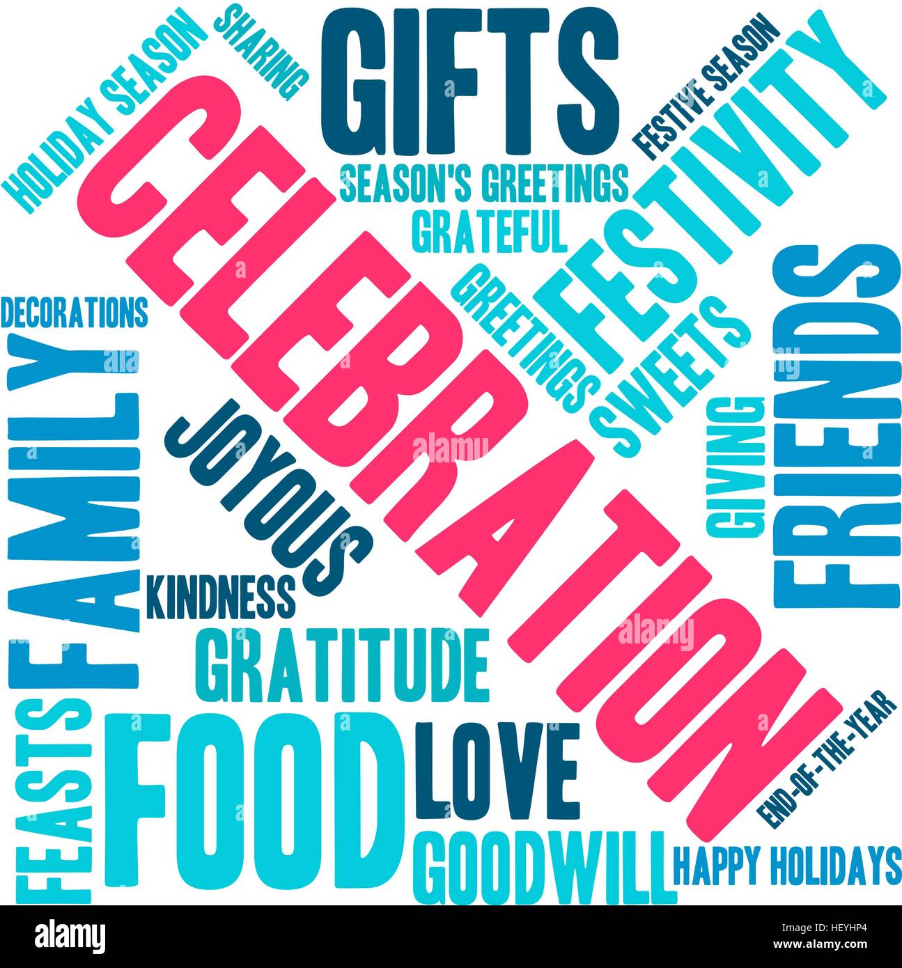 Celebration word cloud on a white background Stock Vector Image & Art ...