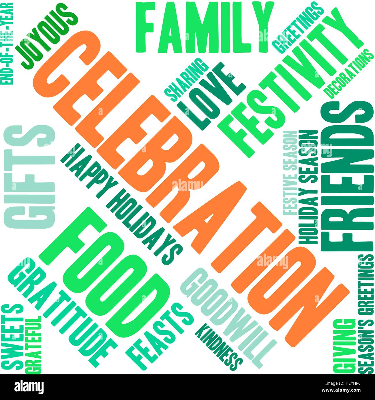 Celebration word cloud on a white background Stock Vector Image & Art ...