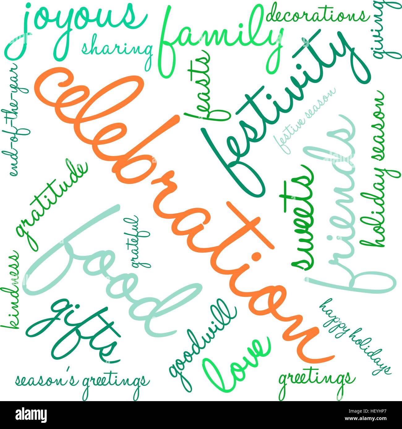 Celebration word cloud on a white background Stock Vector Image & Art ...