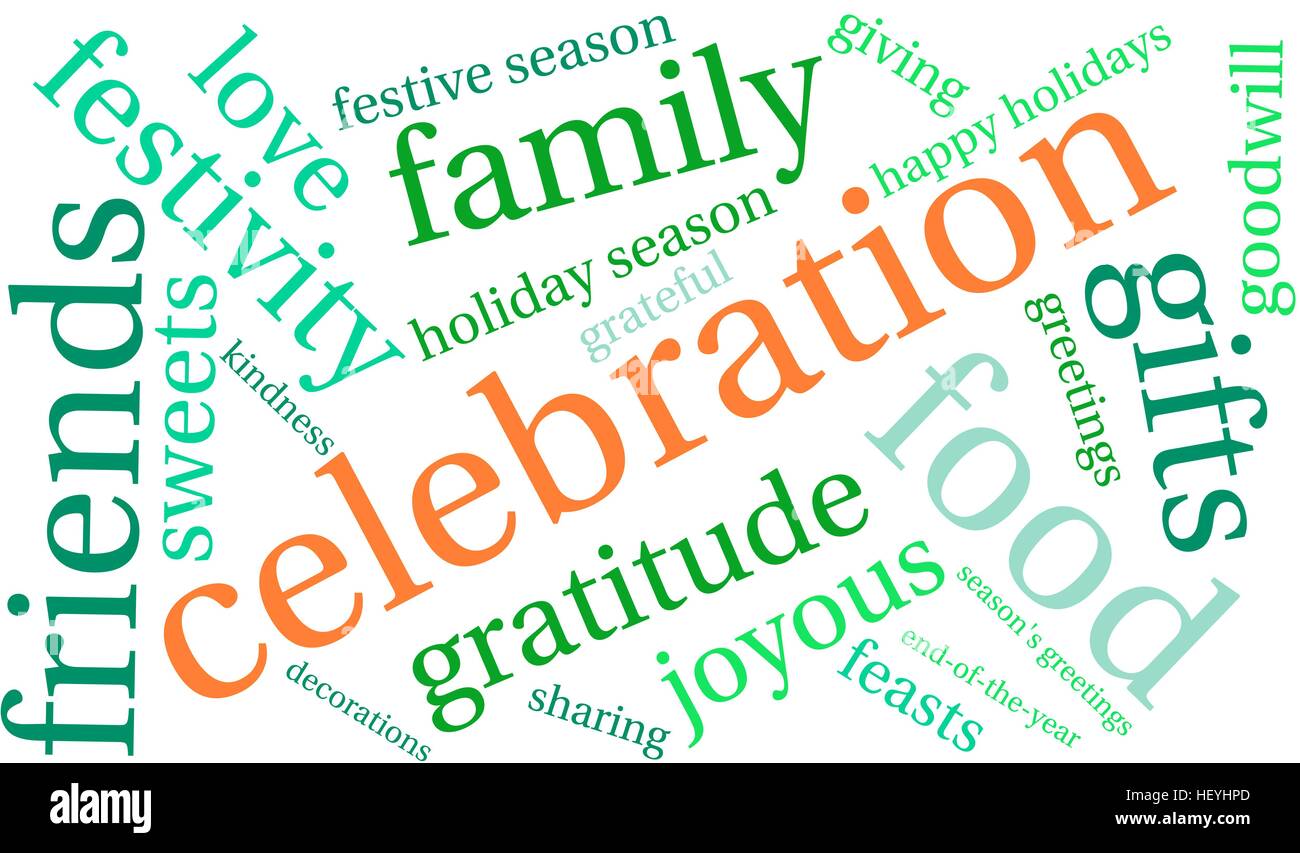 Celebration word cloud on a white background Stock Vector Image & Art ...