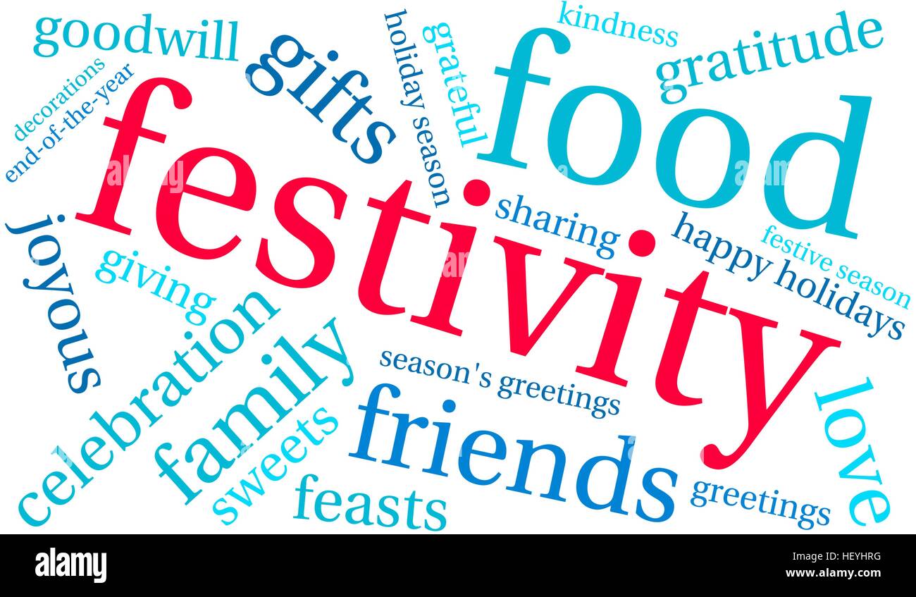 Festivity word cloud on a white background Stock Vector Image & Art - Alamy