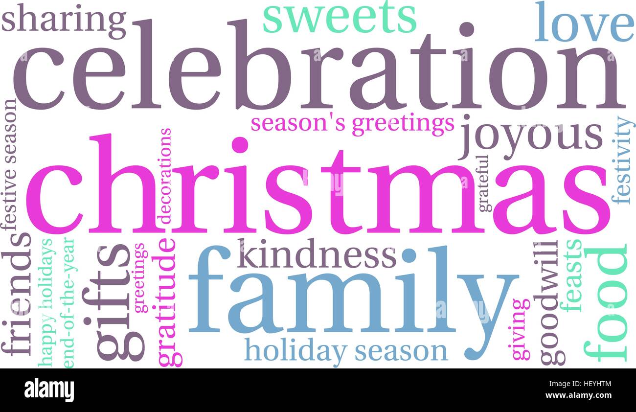 Sharing food christmas Stock Vector Images - Alamy