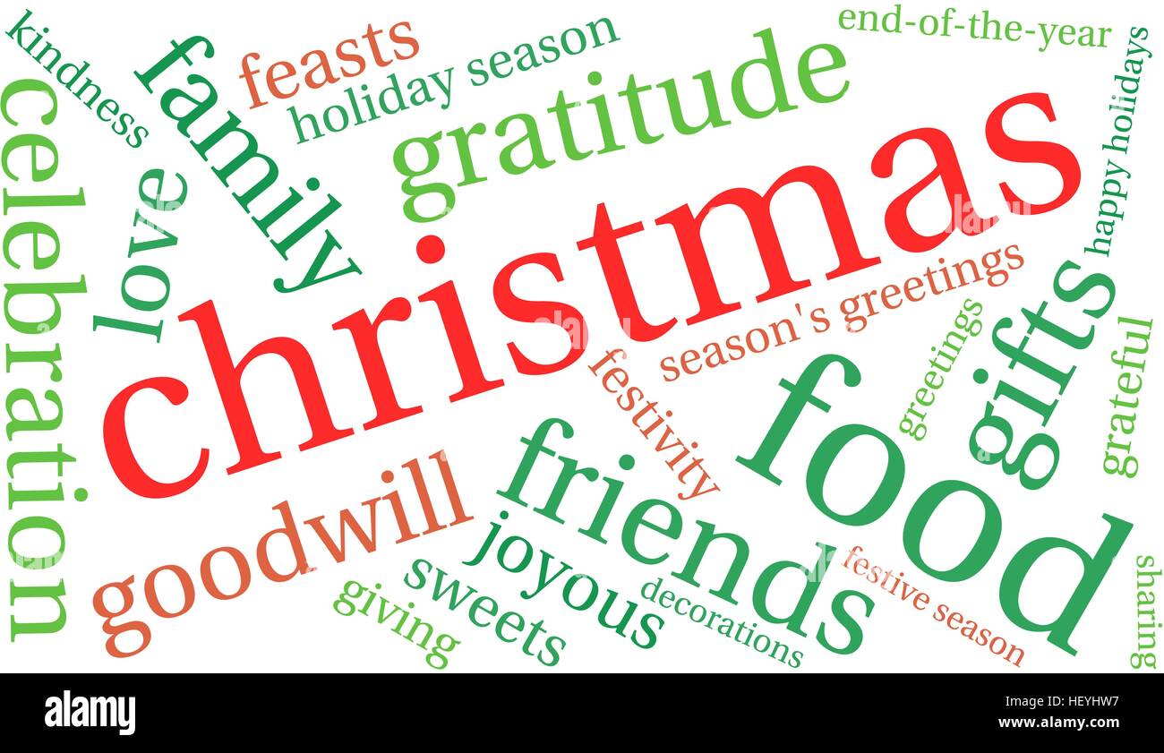 Sharing food christmas Stock Vector Images - Alamy