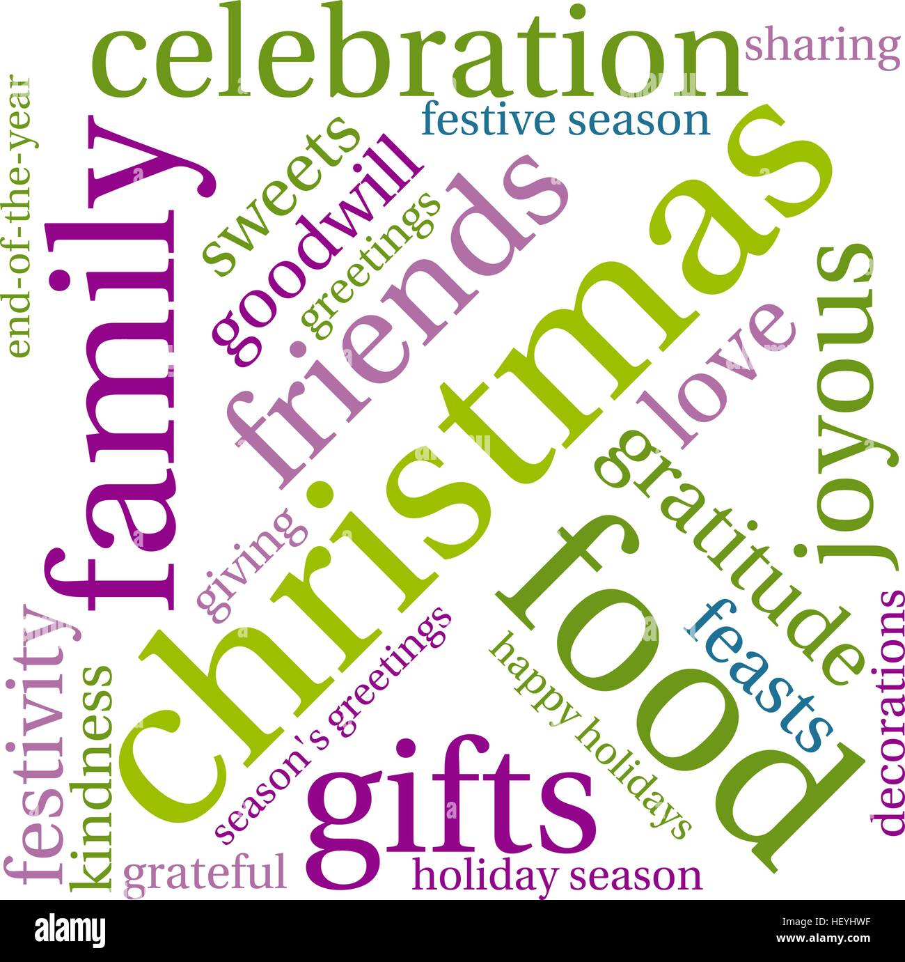 Sharing food christmas Stock Vector Images - Alamy