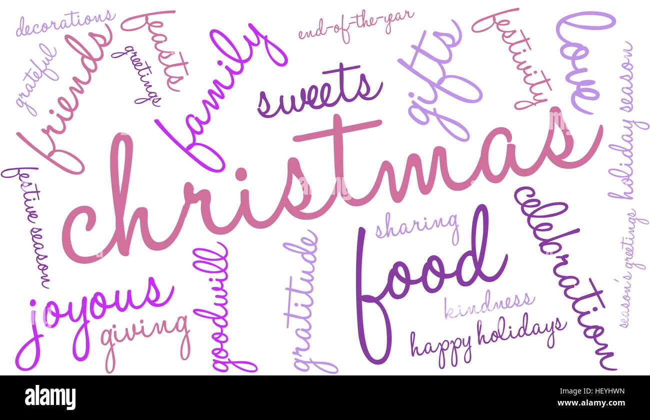 Christmas holidays word cloud on Stock Vector Images - Alamy