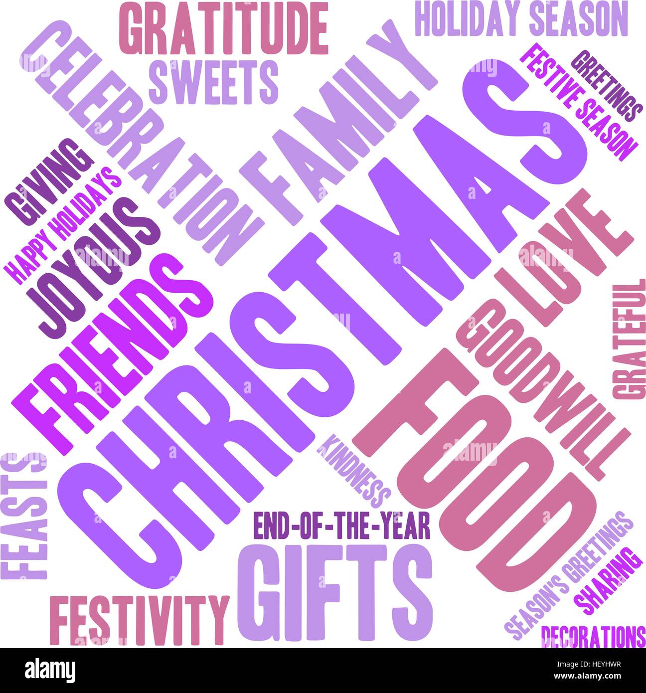Sharing food christmas Stock Vector Images - Alamy