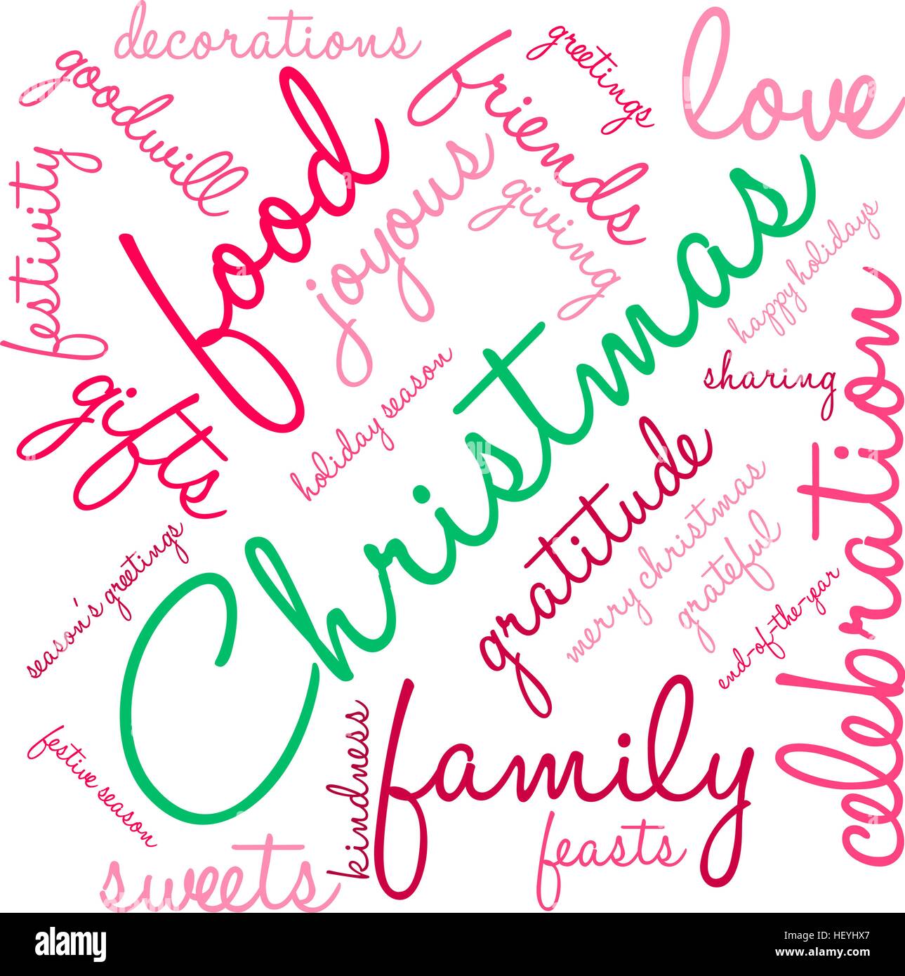 Christmas holidays word cloud on Stock Vector Images - Alamy