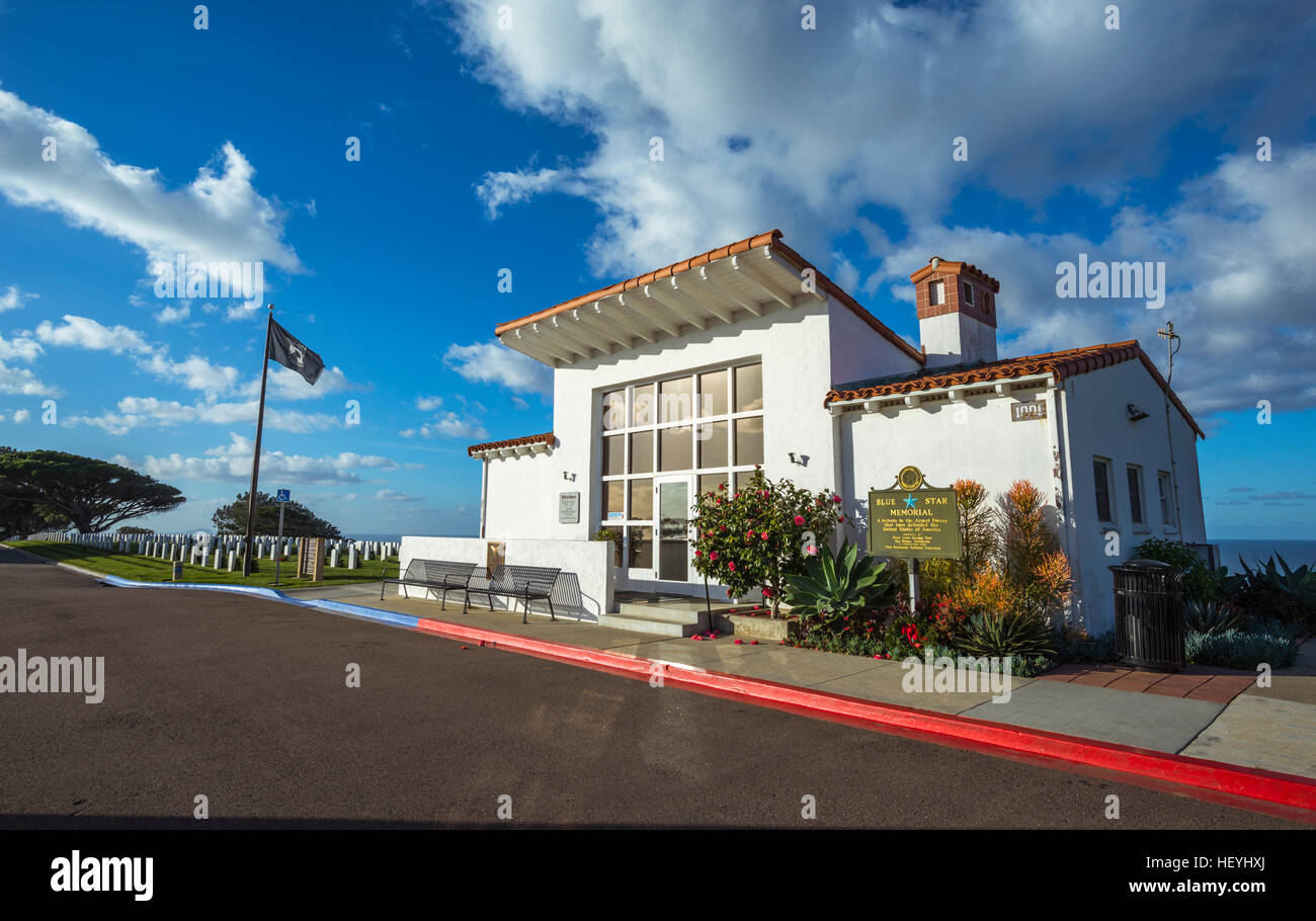 Office building at Fort Rosecrans National Cemetery, San Diego ...
