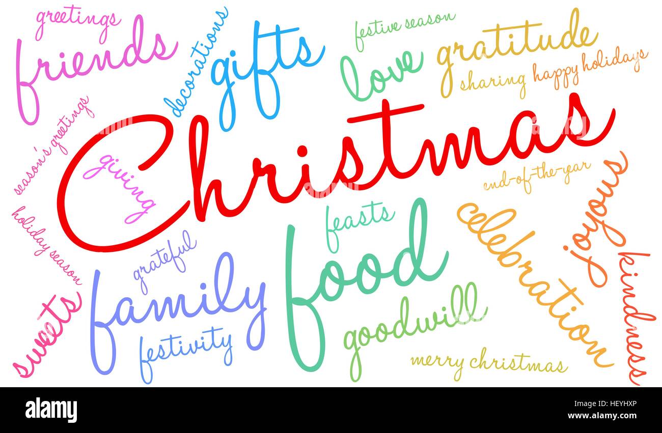 Sharing food christmas Stock Vector Images - Alamy