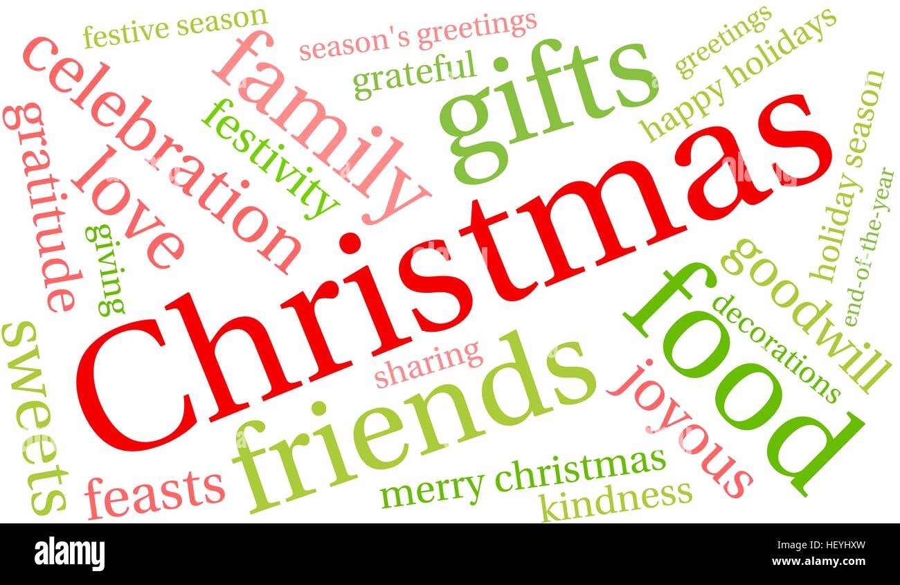 Sharing food christmas Stock Vector Images - Alamy