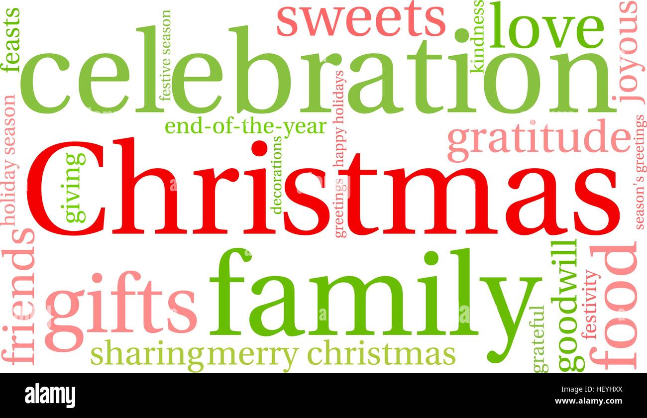 Sharing food christmas Stock Vector Images - Alamy