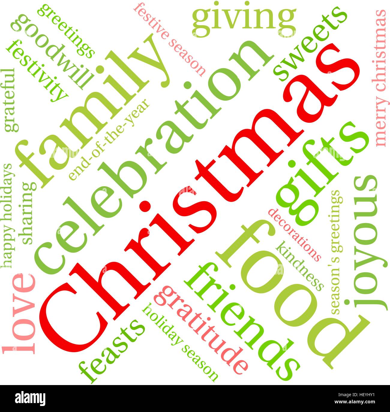 Sharing food christmas Stock Vector Images - Alamy