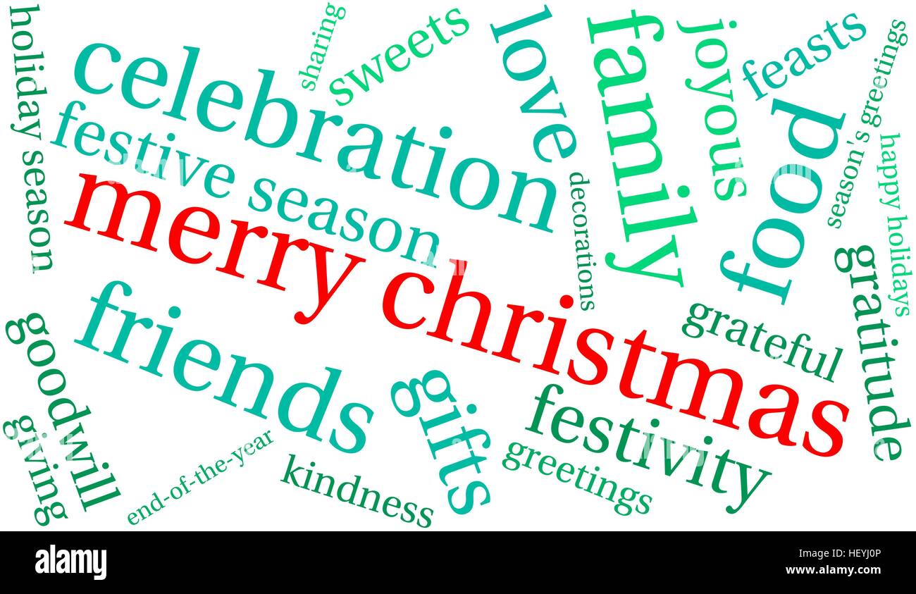 Christmas holidays word cloud on Stock Vector Images - Alamy