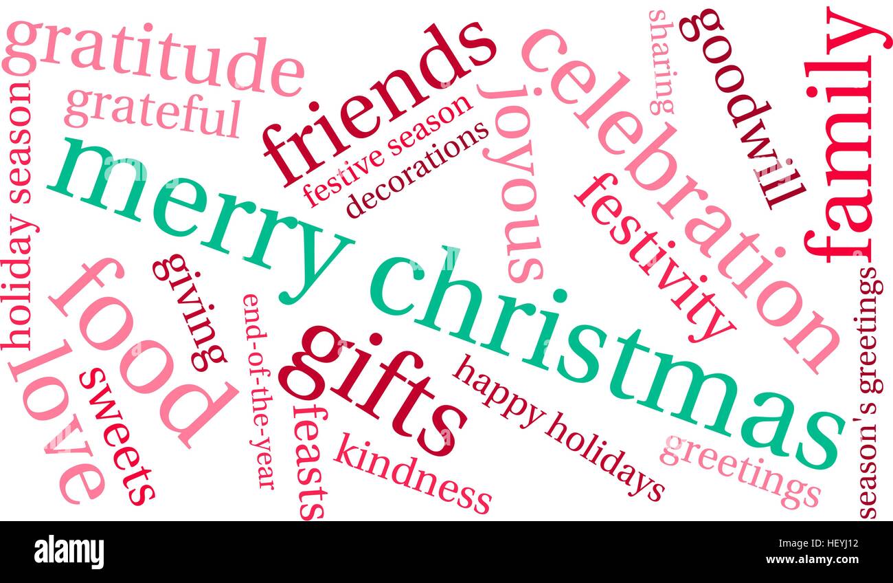Holiday Season word cloud on a white background Stock Vector Image ...