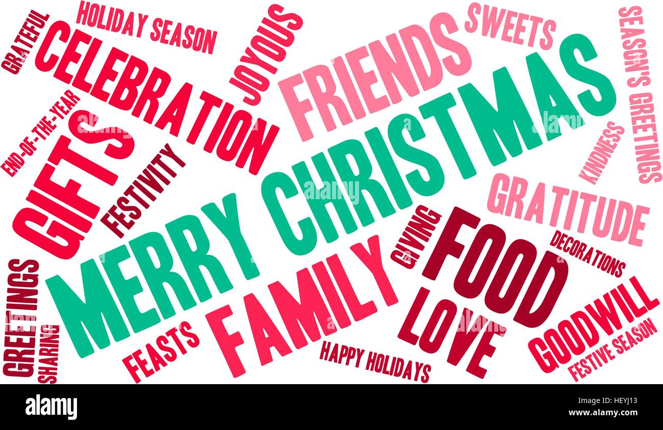 Holiday Season word cloud on a white background Stock Vector Image ...