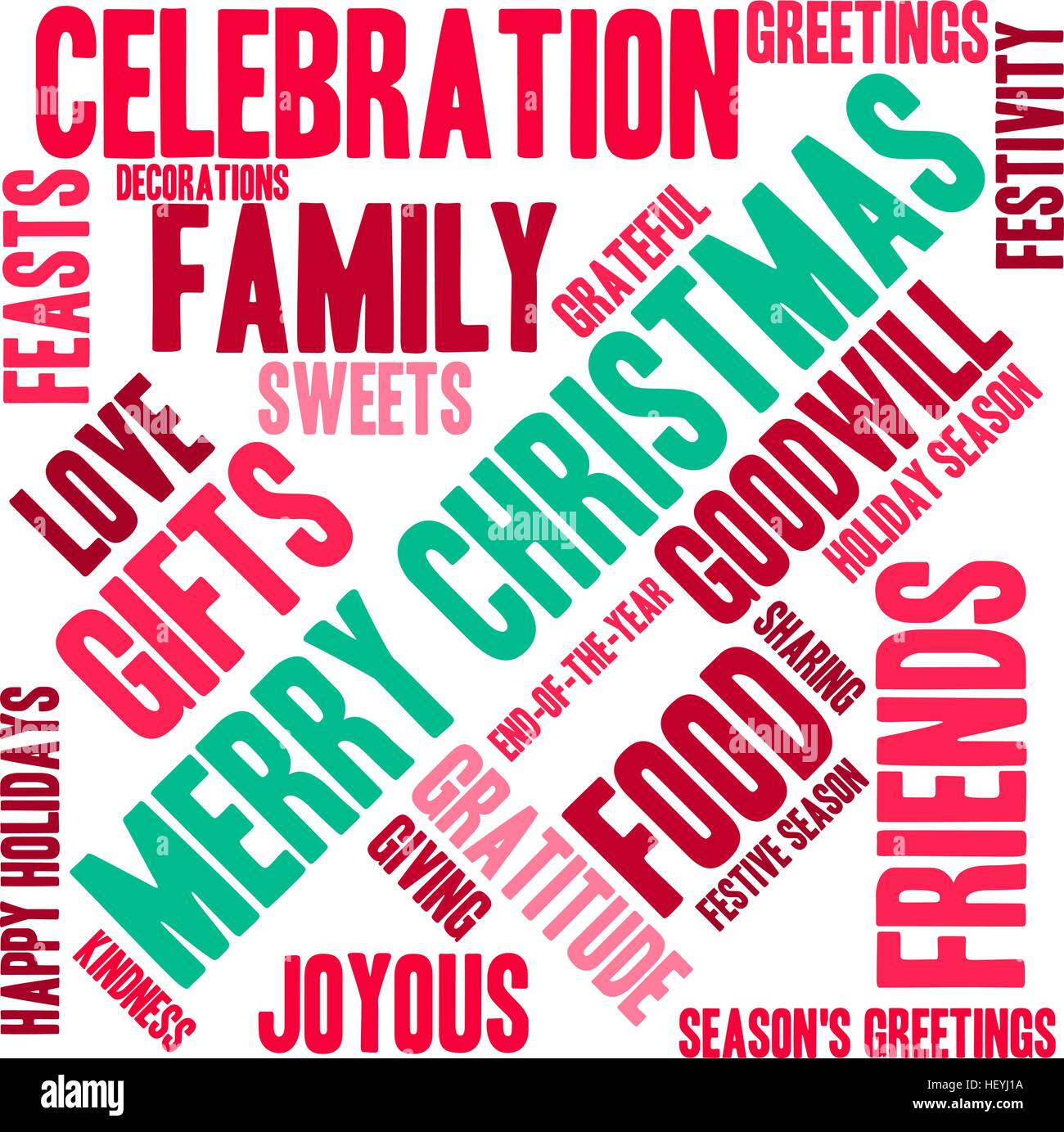 Holiday Season word cloud on a white background Stock Vector Image ...