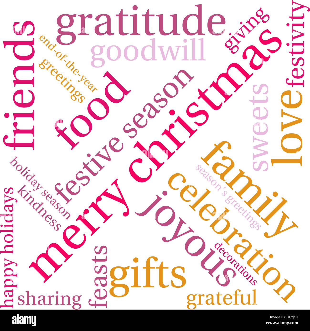 Holiday Season word cloud on a white background Stock Vector Image ...