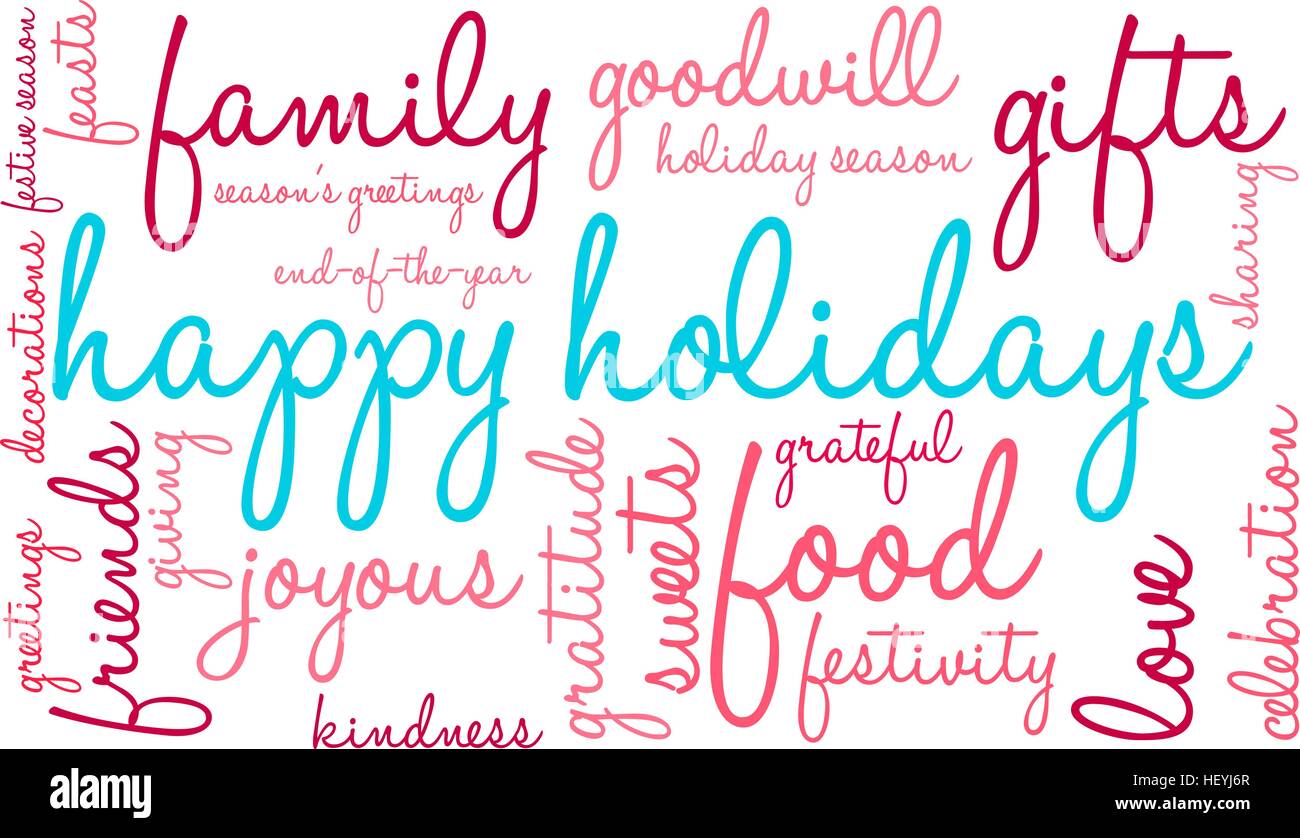 Happy word cloud on a white background Stock Vector Image & Art - Alamy