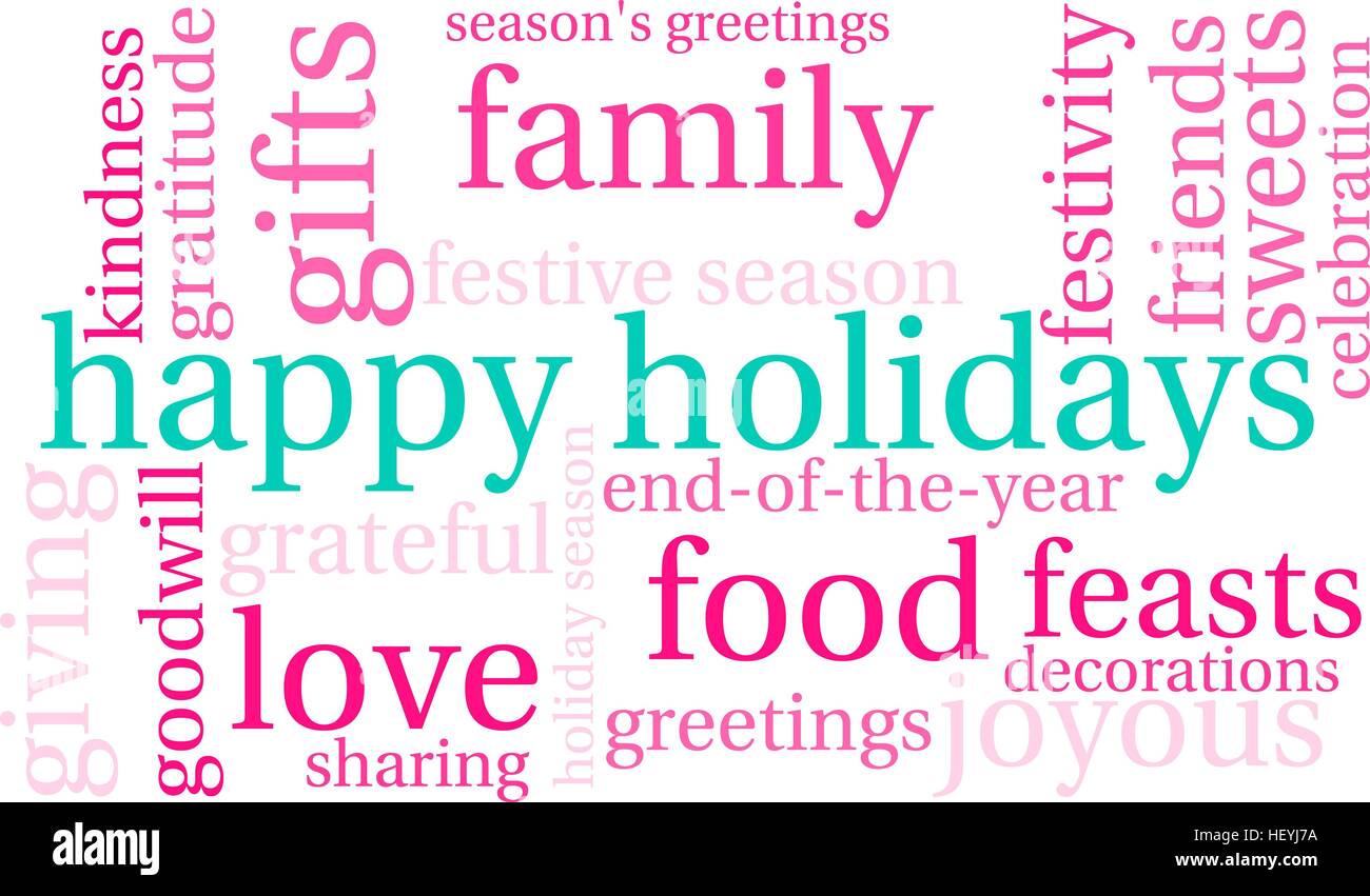 Happy word cloud on a white background Stock Vector Image & Art - Alamy
