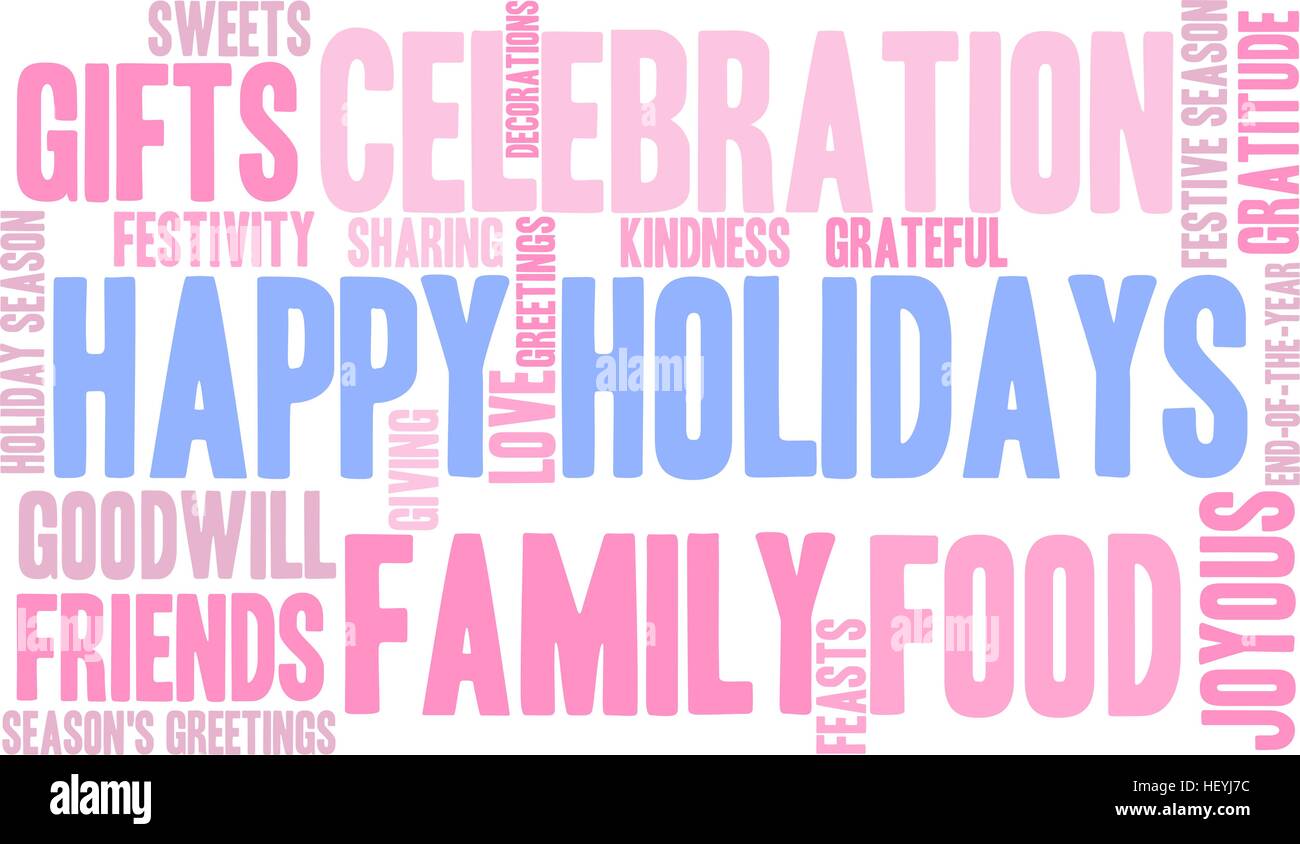 Happy word cloud on a white background Stock Vector Image & Art - Alamy
