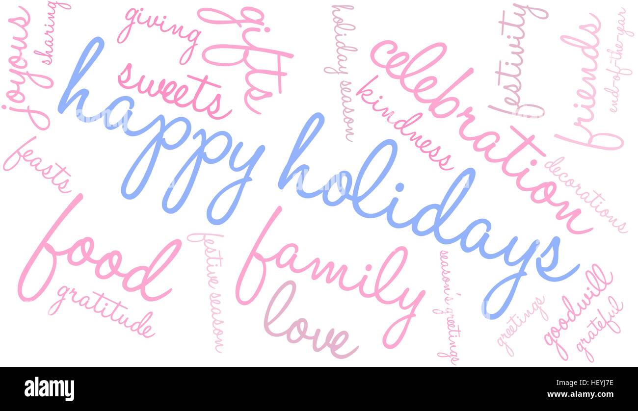 Happy word cloud on a white background Stock Vector Image & Art - Alamy