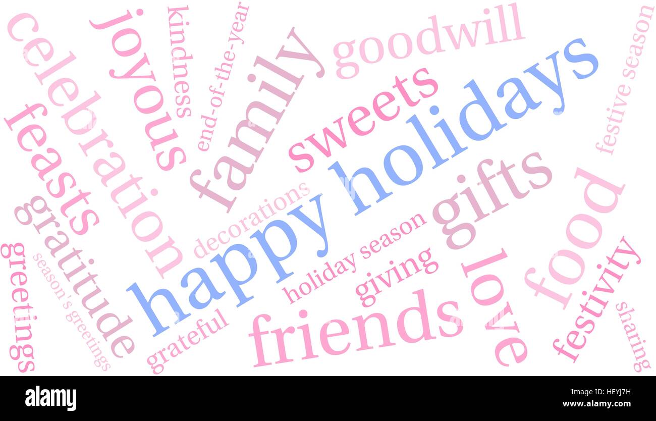 Happy word cloud on a white background Stock Vector Image & Art - Alamy