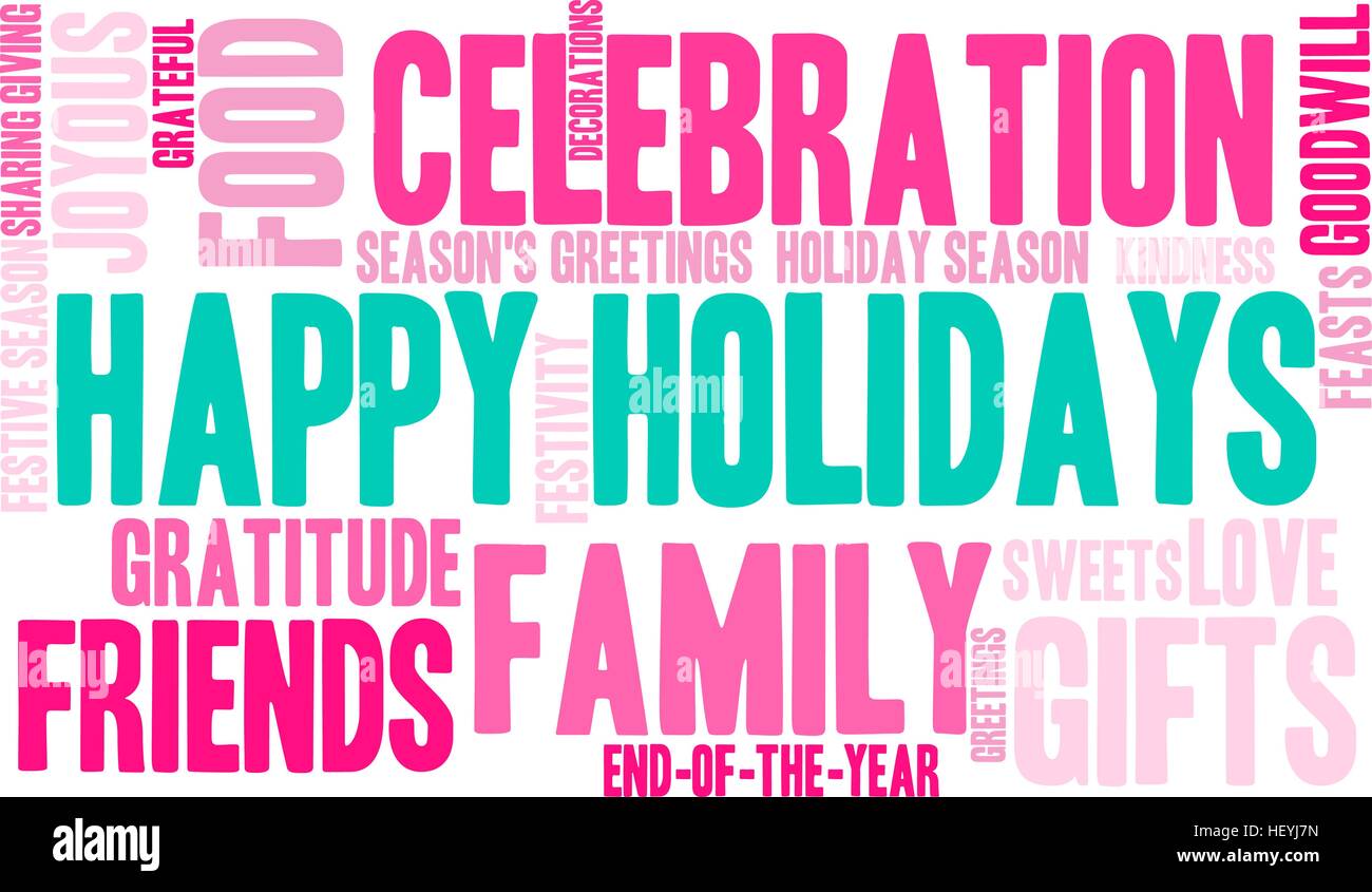 Happy word cloud on a white background Stock Vector Image & Art - Alamy