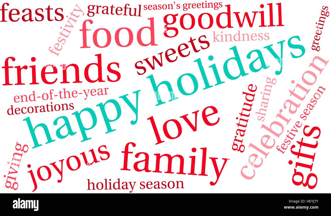 Happy word cloud on a white background Stock Vector Image & Art - Alamy