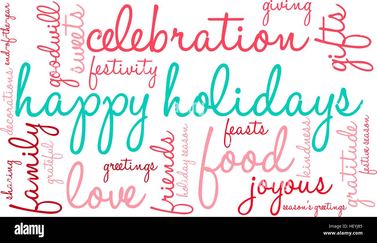 Happy word cloud on a white background Stock Vector Image & Art - Alamy