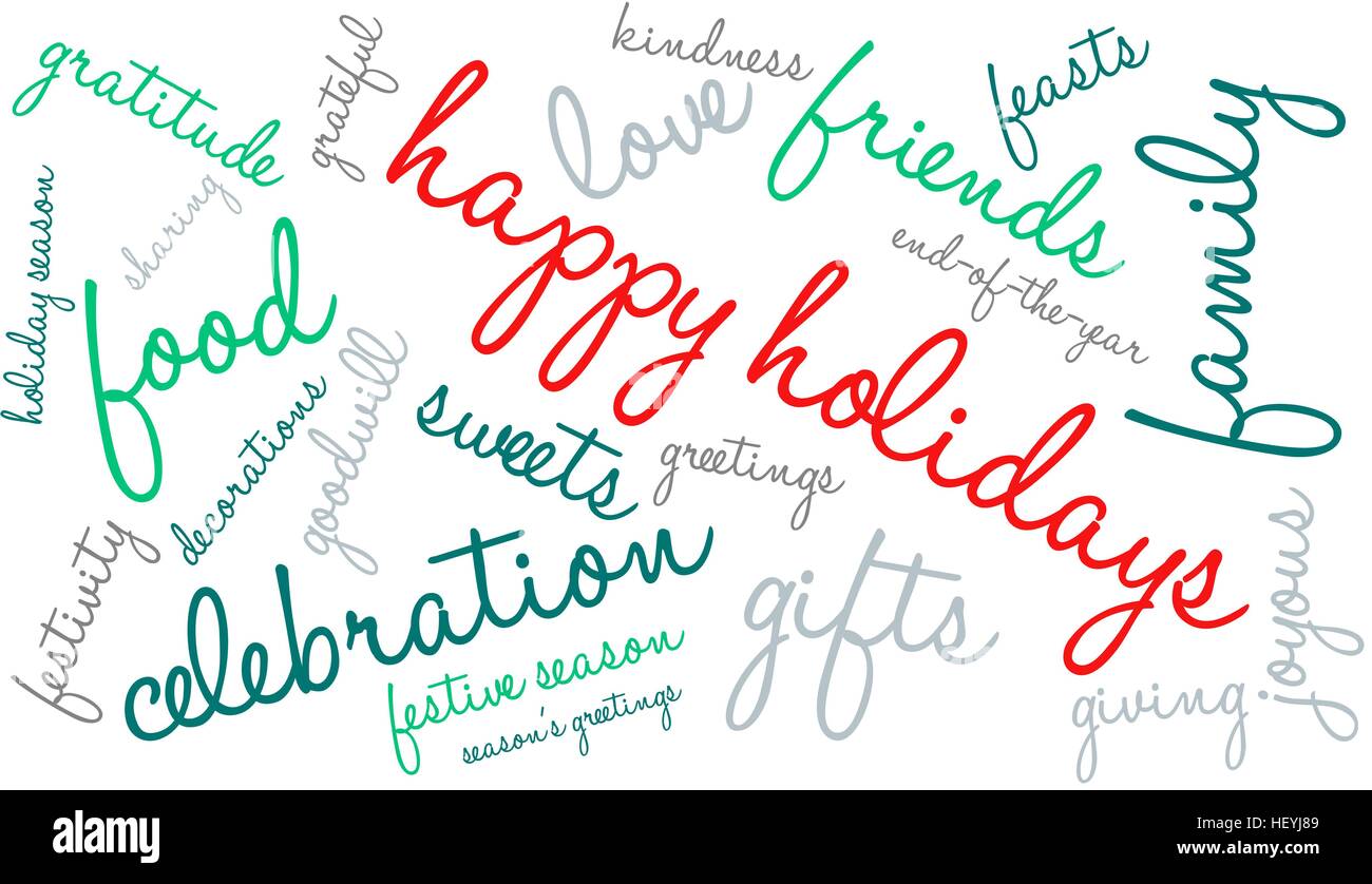 Happy word cloud on a white background Stock Vector Image & Art - Alamy