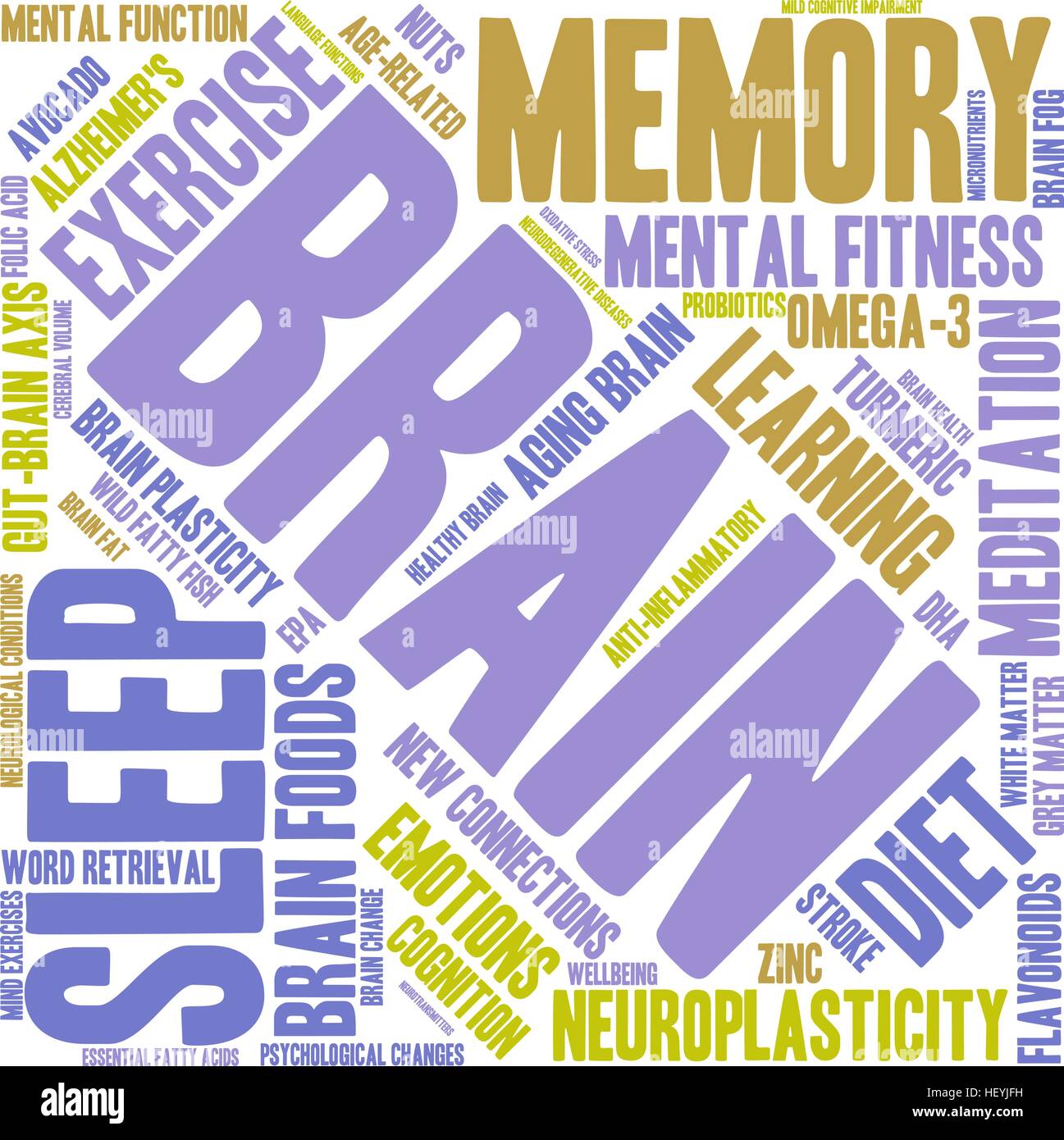 Brain word cloud on a white background Stock Vector Image & Art - Alamy
