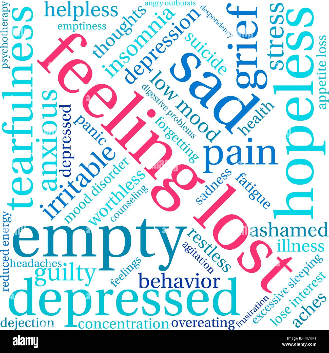 Feeling Lost word cloud on a white background Stock Vector Image & Art ...