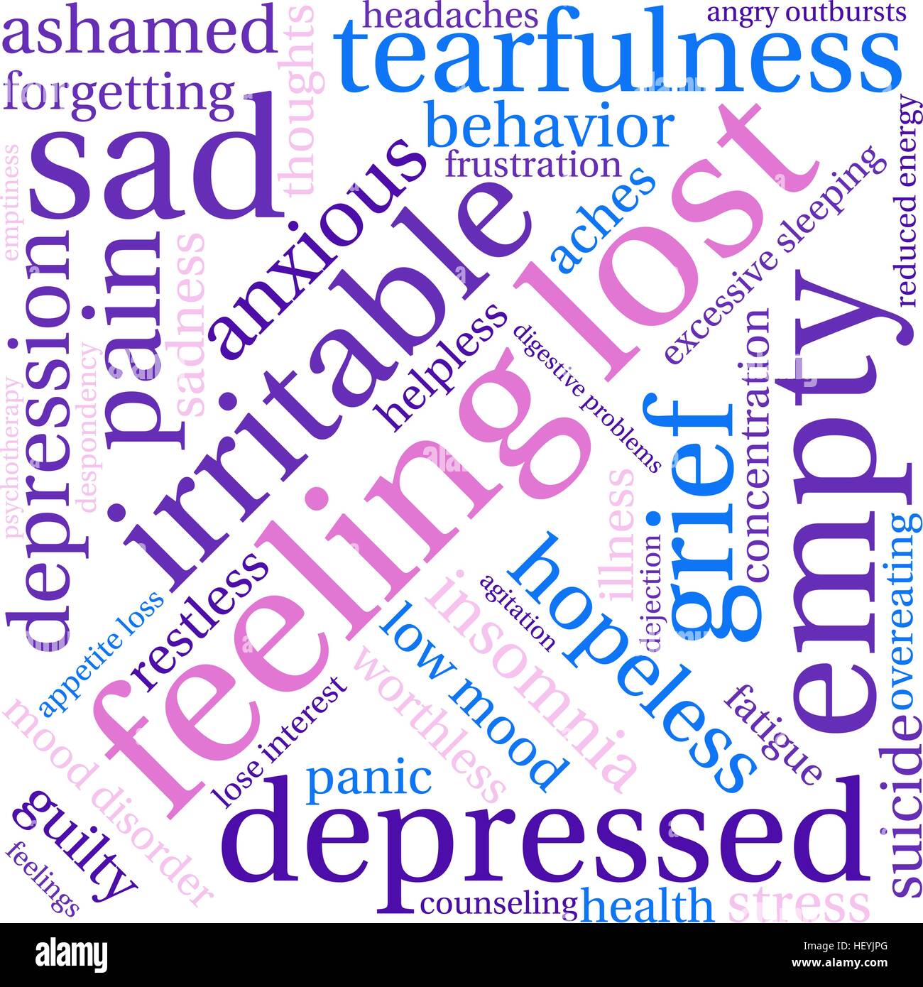 Feeling Lost word cloud on a white background Stock Vector Image & Art ...