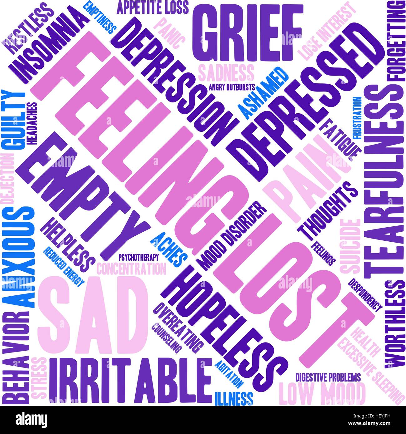 Feeling Lost word cloud on a white background Stock Vector Image & Art ...