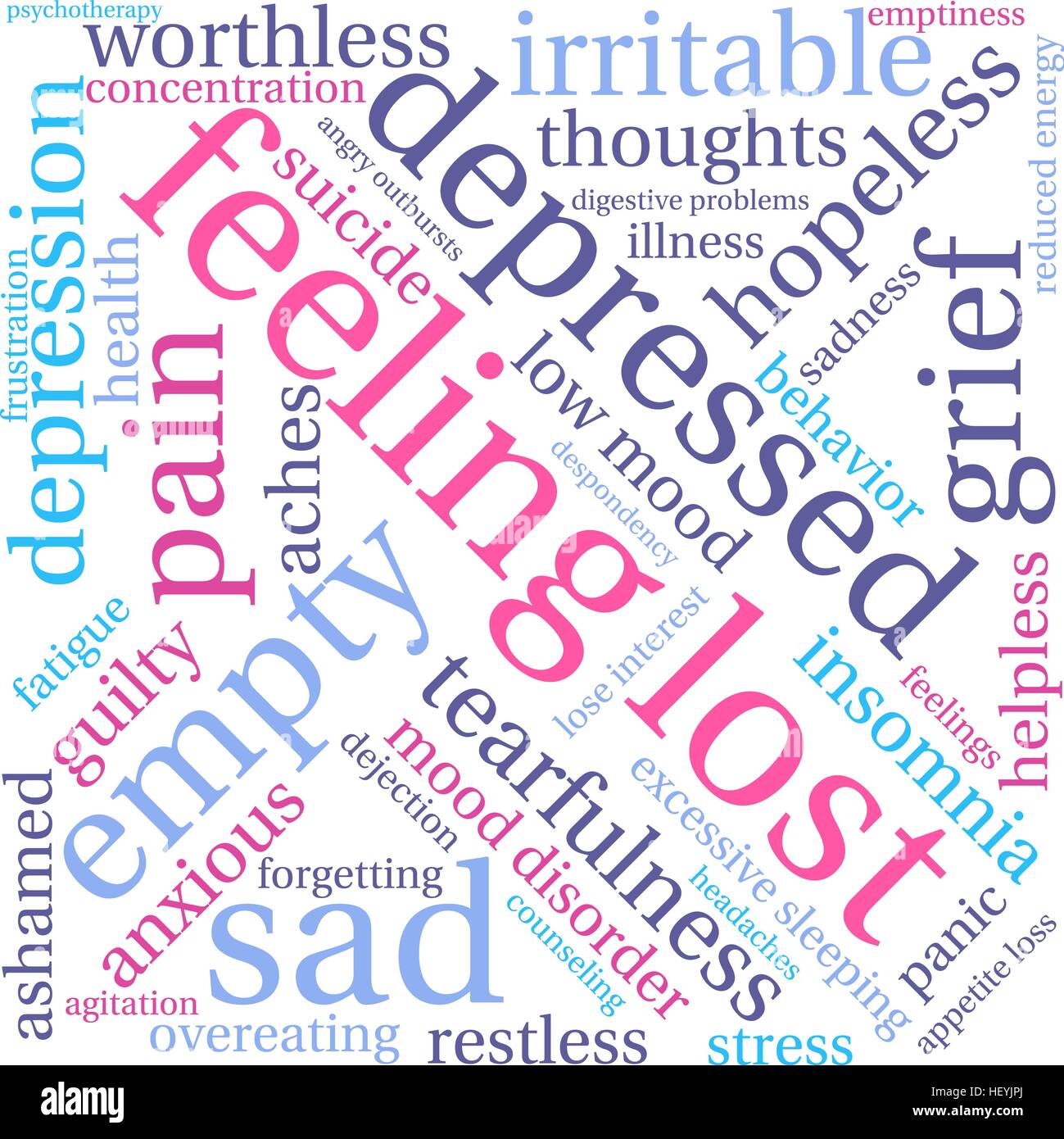 Feeling Lost word cloud on a white background Stock Vector Image & Art ...