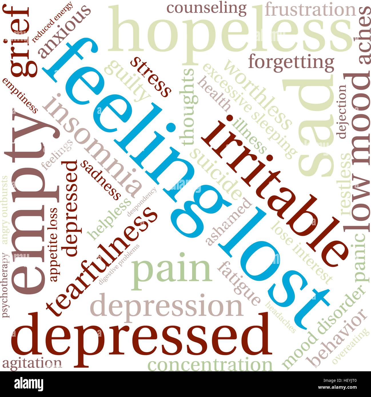 Feeling Lost word cloud on a white background Stock Vector Image & Art ...
