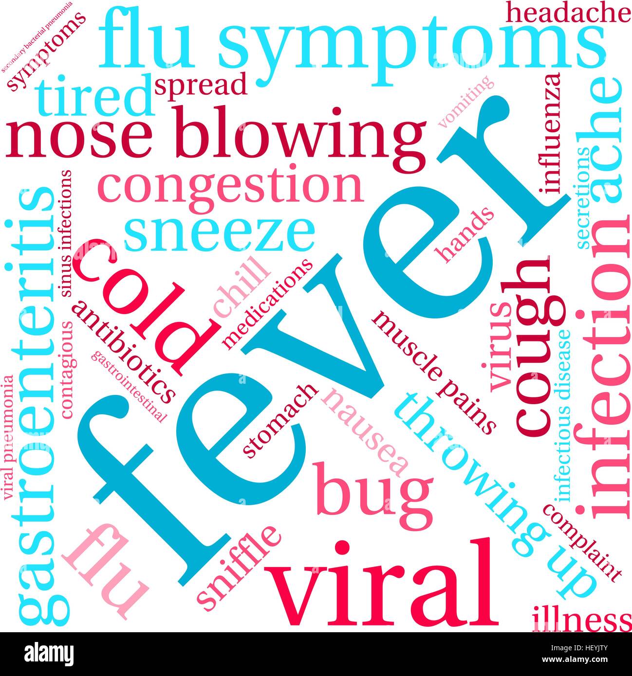 Fever word cloud on a white background Stock Vector Image & Art - Alamy