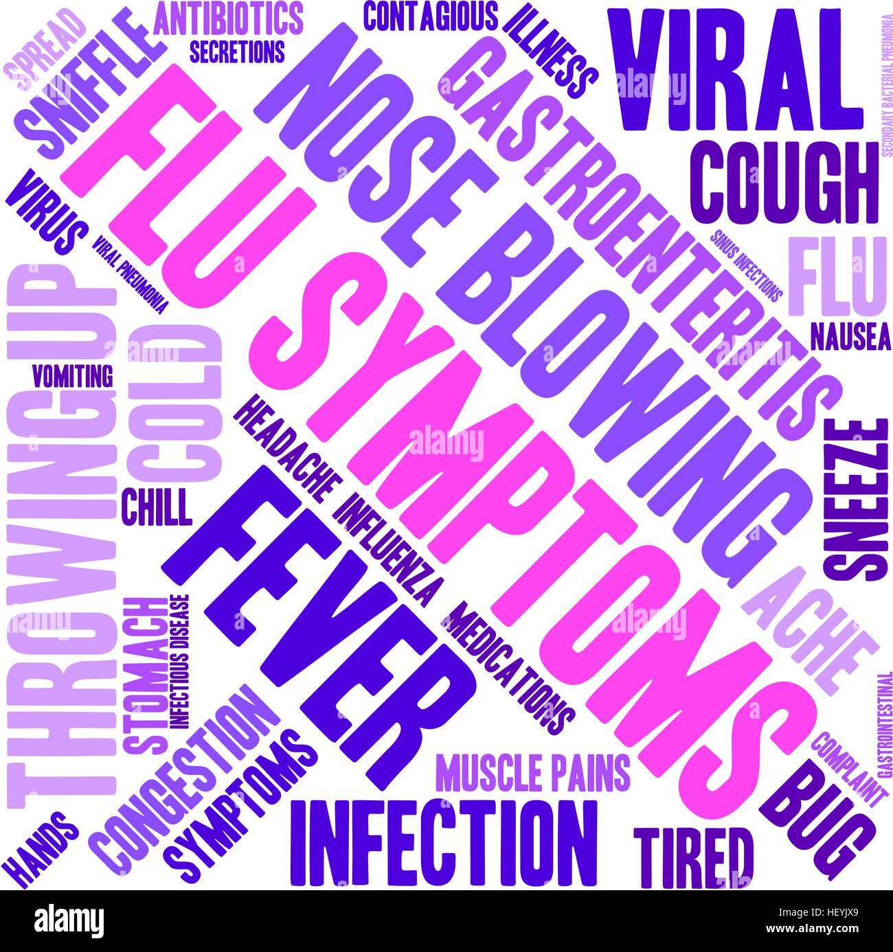 Flu word cloud on a white background Stock Vector Image & Art - Alamy