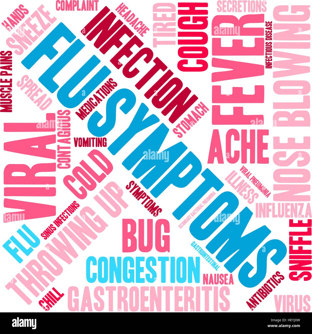 Flu word cloud on a white background Stock Vector Image & Art - Alamy