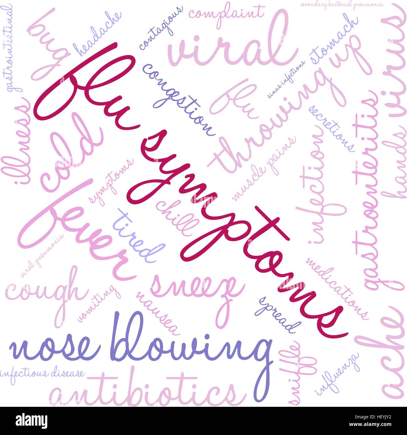 Flu word cloud on a white background Stock Vector Image & Art - Alamy