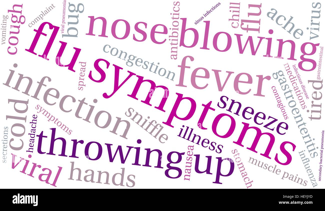 Flu word cloud on a white background Stock Vector Image & Art - Alamy