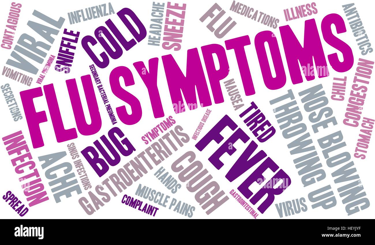 Flu word cloud on a white background Stock Vector Image & Art - Alamy