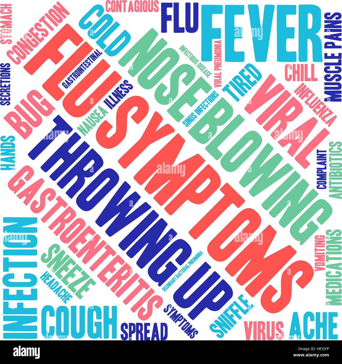 Flu word cloud on a white background Stock Vector Image & Art - Alamy