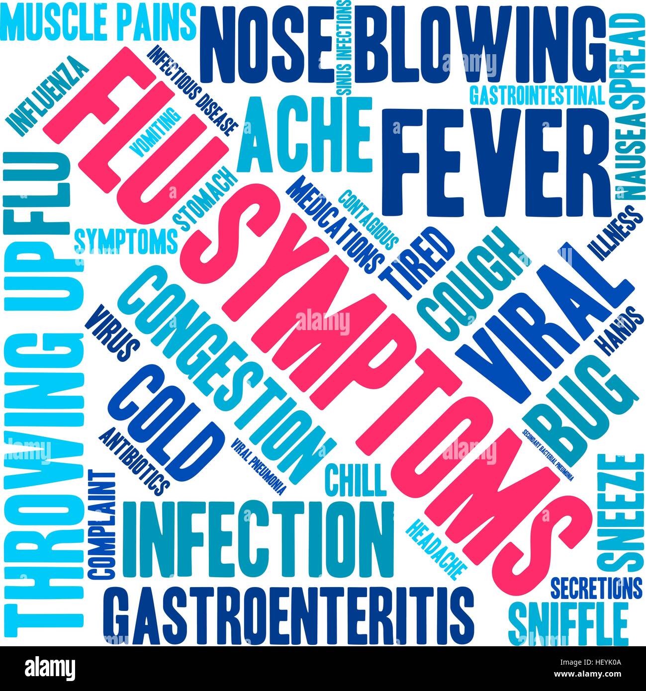 Flu word cloud on a white background Stock Vector Image & Art - Alamy